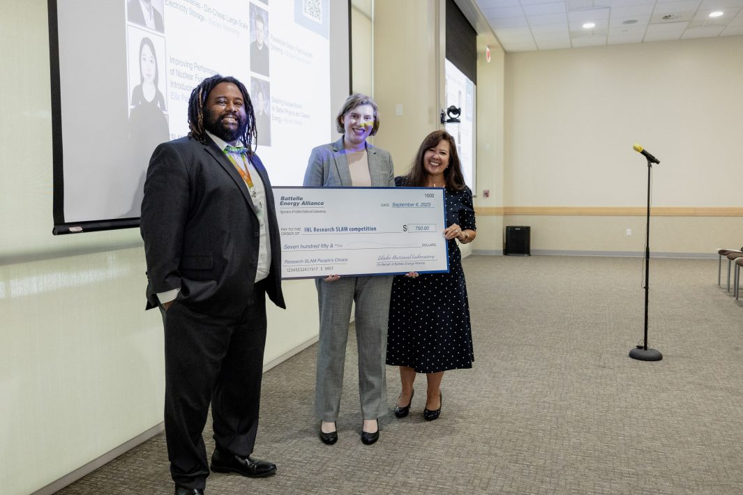 Shining stars: INL’s Research SLAM winners - Idaho National Laboratory