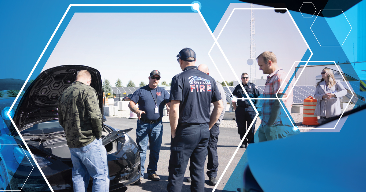 Firefighters learn from INL experts about electric vehicle batteries ...