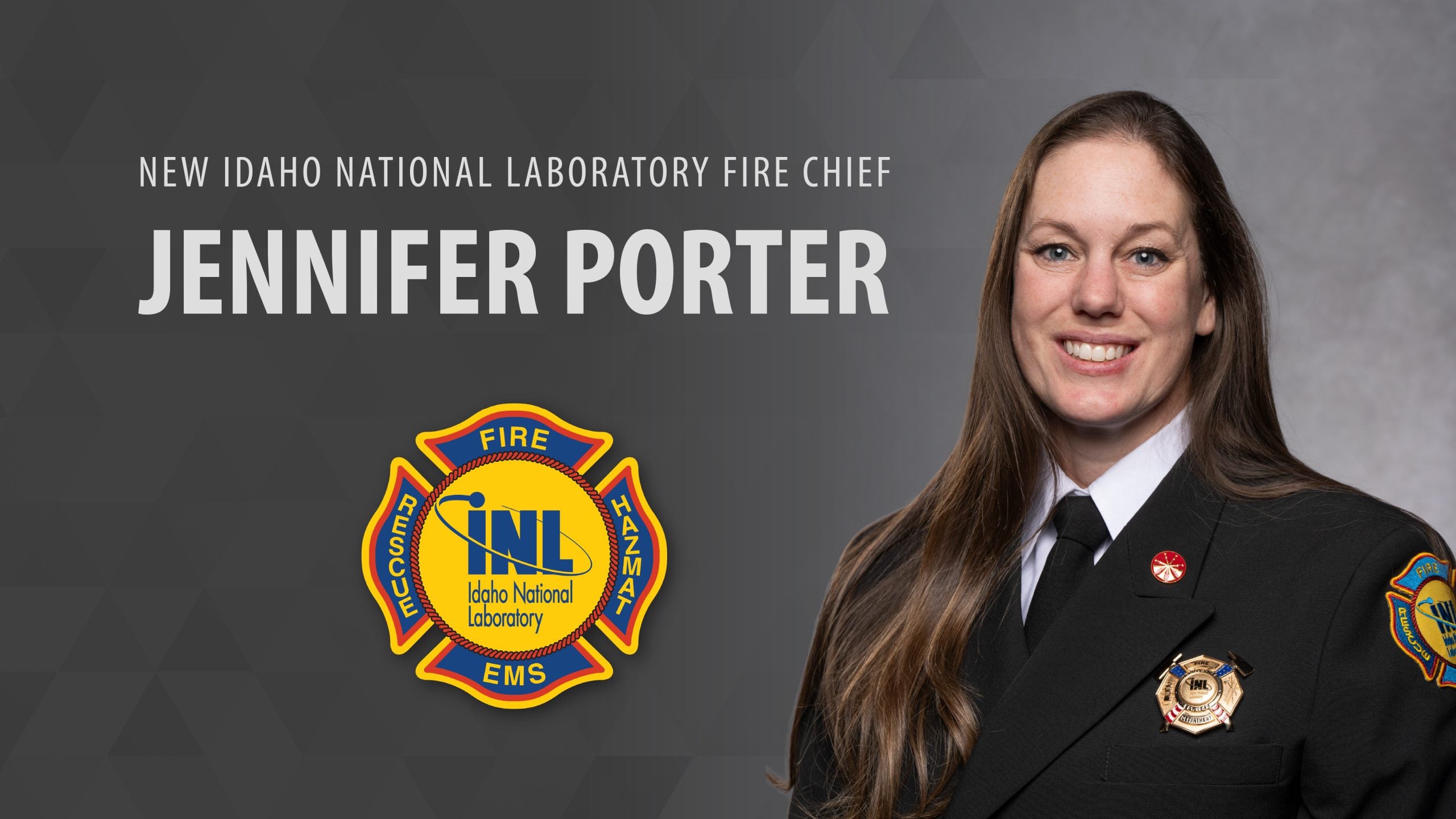 INL names new fire chief: Jennifer Porter takes over for Jim Blair, who ...